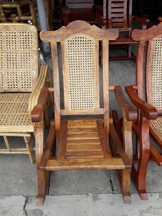 Wood Racking Chair, Furniture & Home Living, Office Furniture ...
