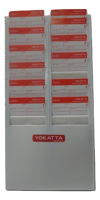 24 Slots Time Card Rack. Bundy clock time recorder machine, Audio ...