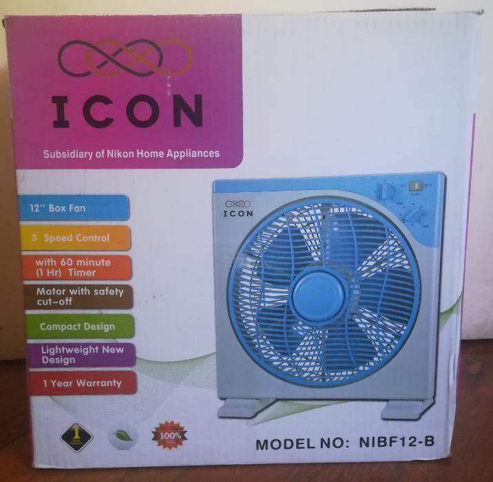 12" ICON Electric Fan, Furniture & Home Living, Lighting & Fans, Fans ...