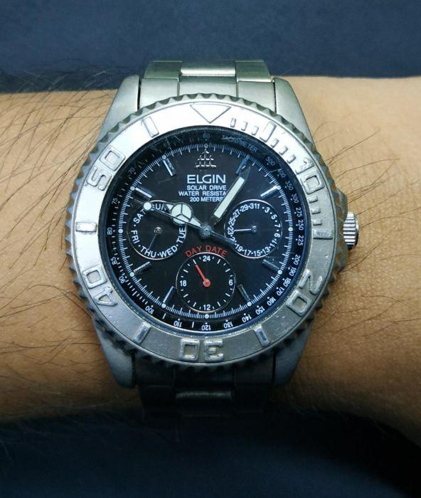 Elgin Diver Titanium like seiko rolex heuer bulova omega oris longines ...