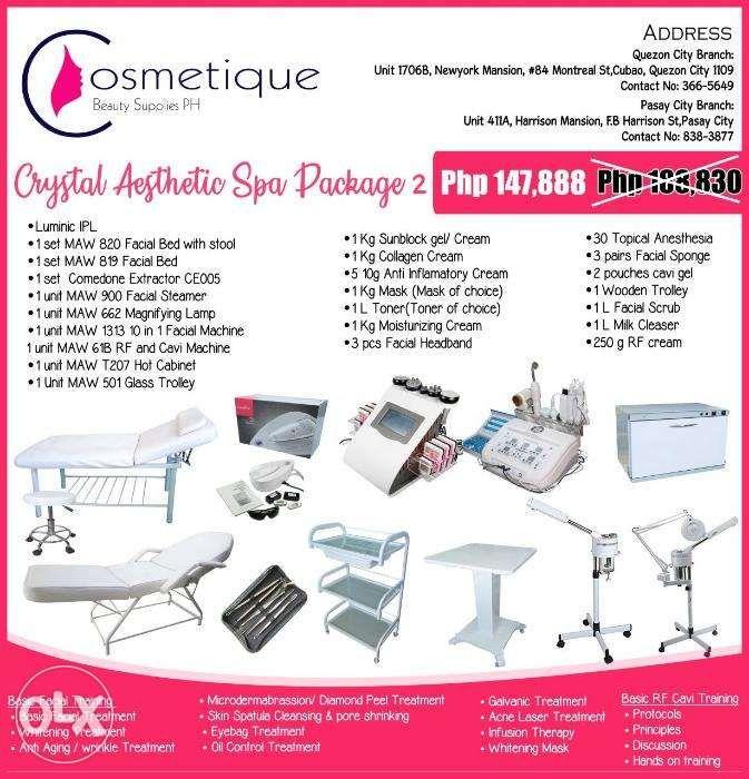 spa equipments Sterilizer facial 6n1 rf Slimming machine facial bed ...