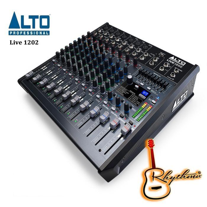 Alto Live 1202 Alto Live1202 12 Channel 2-Bus Mixer, Audio, Other Audio ...