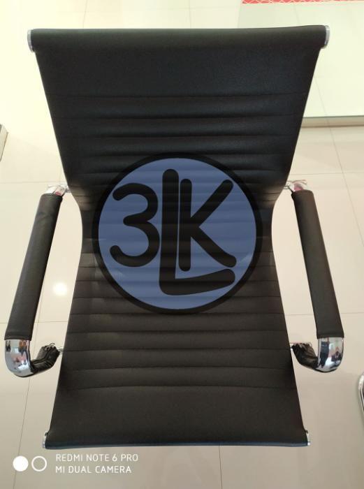 mid back office chair chrome arm rest and base, Furniture & Home Living ...