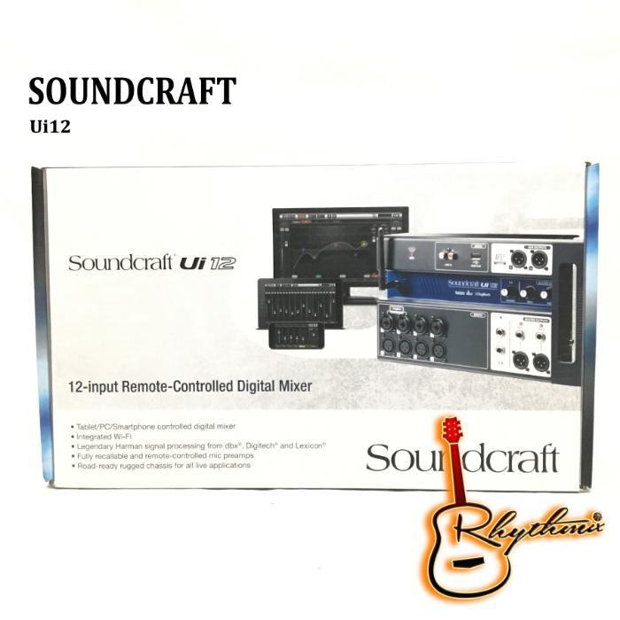 Soundcraft Ui 12 Soundcraft Ui12 Digital Mixer EU, Audio, Soundbars ...