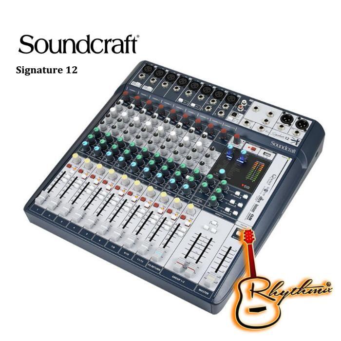 Soundcraft Signature 12 EU Mixing System, Audio, Soundbars, Speakers ...