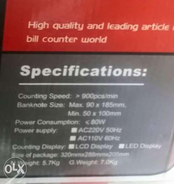 Heavy duty original 2108 model money bill counter machine, Computers ...