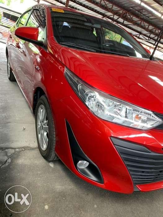 2019 Toyota Vios E automatic Mica Red, Cars for Sale on Carousell