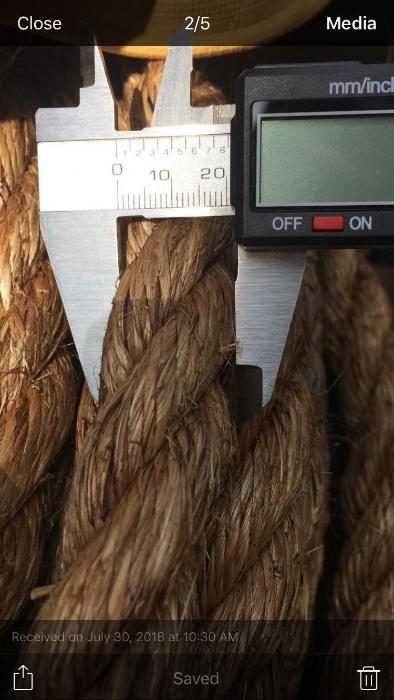 Abaca Rope, Commercial & Industrial, Construction & Building Materials ...