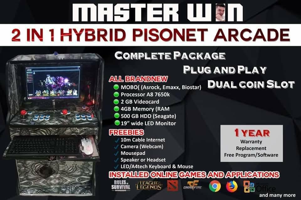 Pisonet Arcade 2in1 Hybrid, Computers & Tech, Desktops on Carousell