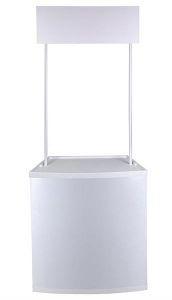 PVC booth table promotional collapsible sampling counter booth ...