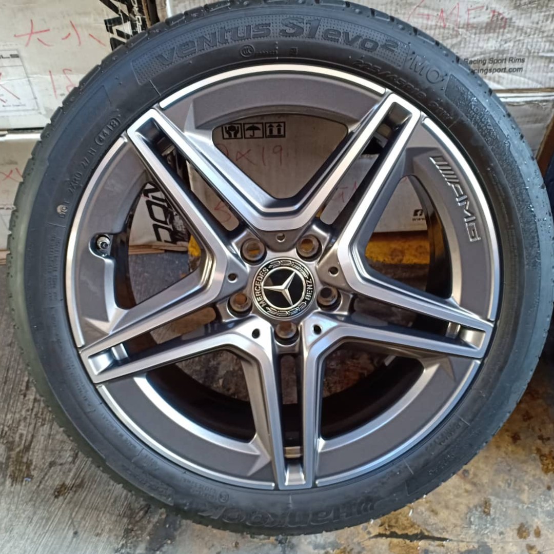 18" Mercedes Benz AMG Original rims & Hankook Ventus S1 Evo2 tyres, Car Accessories, Tyres ...