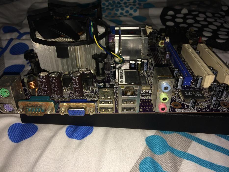 Desktop MotherBoard (LGA 775) with Intel Pentium Processor + CPU Fan ...