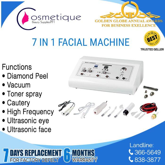 7 in 1 Facial Machine ultrasonic eye and face wid certs, Beauty ...