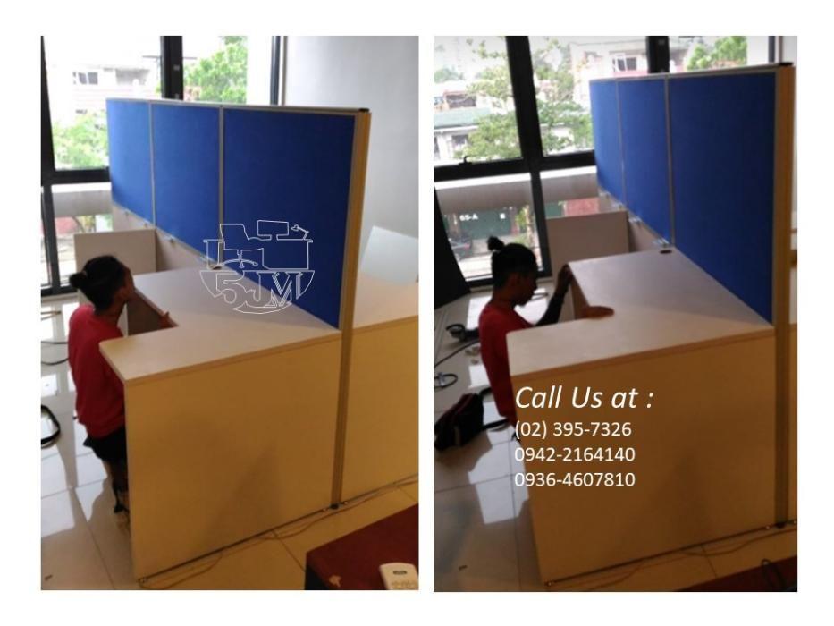 Modular reception counter . workstation . office cubicle partition ...