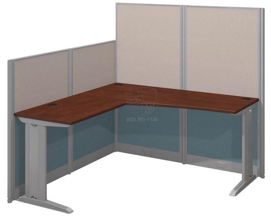 L Shape Workstation . Office Partition . high partition panel ...