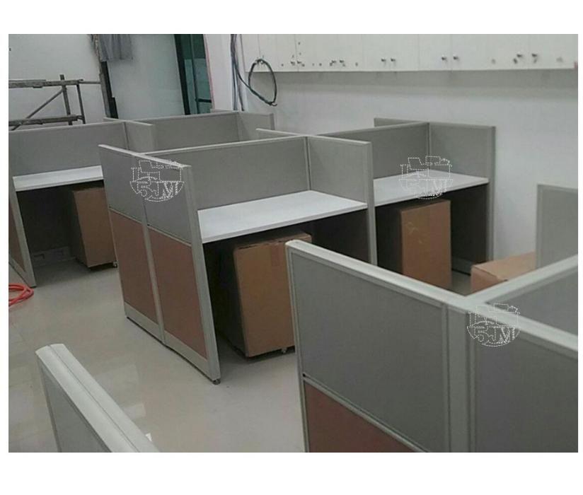 Workstation Cubicle BPO Modular office partition . Chairs and tables ...