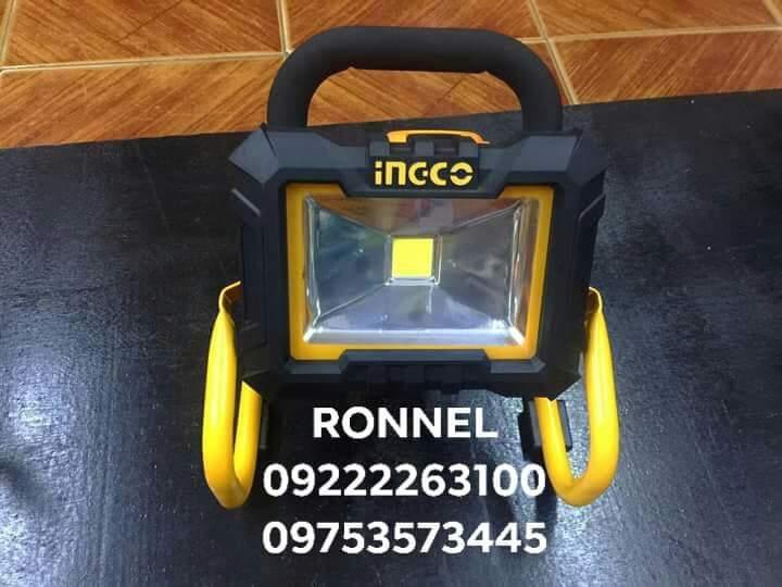 INGCO Industrial 20v Lithium Ion Cordless Work Lamp Flood Light ...