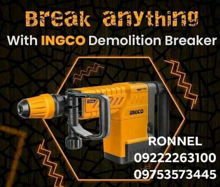 INGCO Industrial PDB15006 Demolition Hammer with Anti-vibration Techno ...