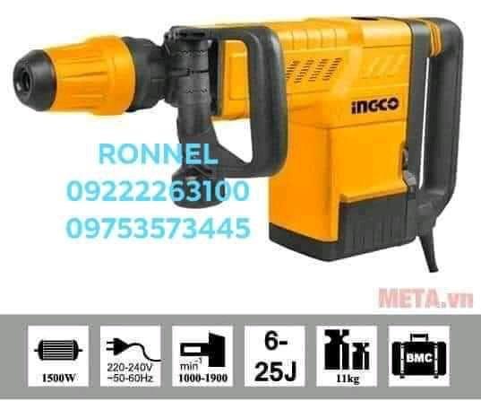 INGCO Industrial PDB15006 Demolition Hammer with Anti-vibration Techno ...