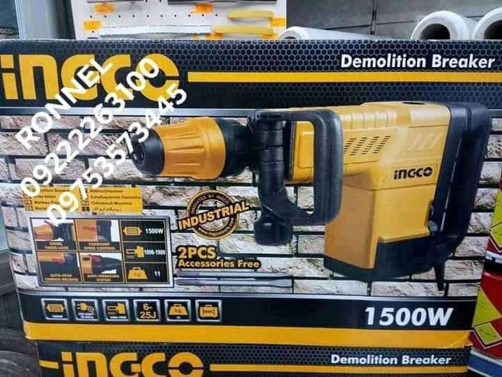 INGCO Industrial PDB15006 Demolition Hammer with Anti-vibration Techno ...