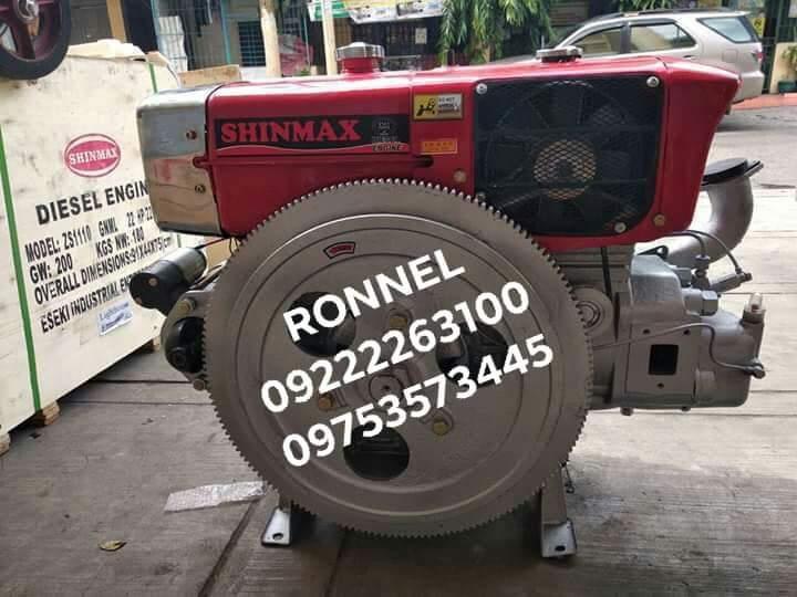 SHINMAX Japan 22HP Electric Start Watercooled Diesel Engine, Commercial ...