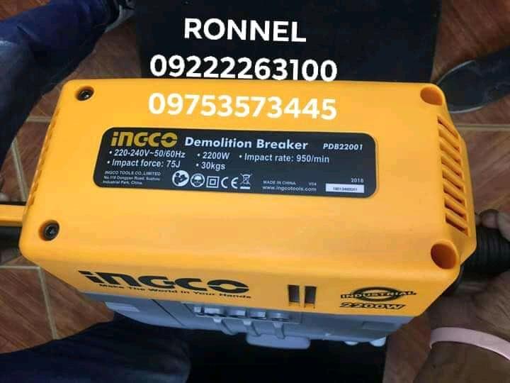 INGCO Industrial PDB22001 Demolition Breaker, Commercial & Industrial ...