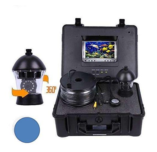 20m Cable Under water fish camera with 360 rotating camera PD110B ...