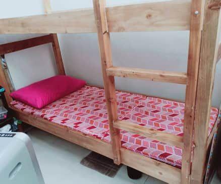 Tate Teak Double Decker Bunk Bed H200cm, Furniture & Home Living ...