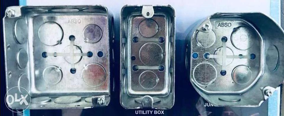 Junction Utility and Square Box PVC and Metal, Commercial & Industrial ...