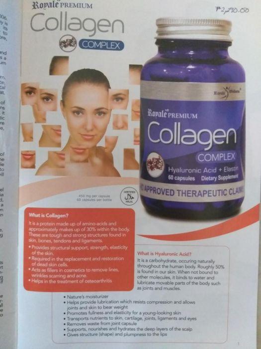 Royale Premium Collagen Complex 60 capsules, Health & Nutrition ...