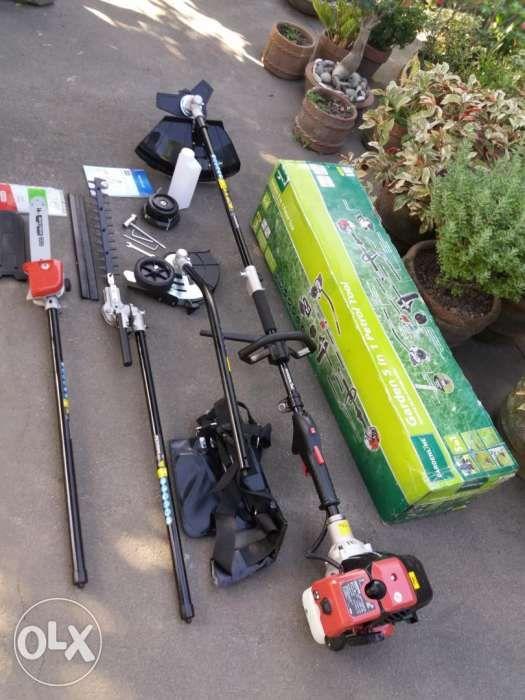 Gardenline 5 in 1 garden tool set with grass cutter blade, Furniture ...