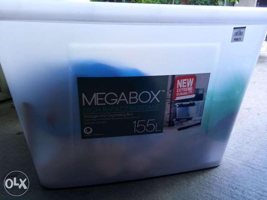 Megabox storage organizing box 155 liters, Furniture & Home Living ...