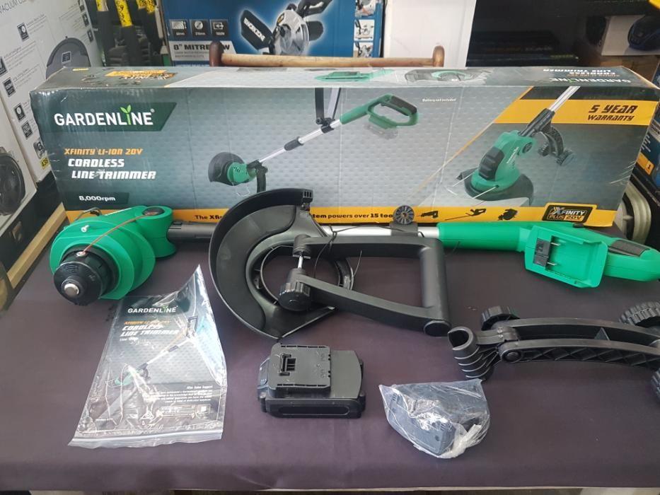 Cordless Line Trimmer Gardenline grass cutter, Furniture & Home Living ...