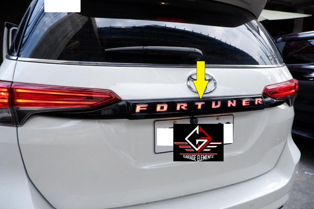 2016 to 2022 Toyota Fortuner Led light Rear trunk garnish trunklid ...