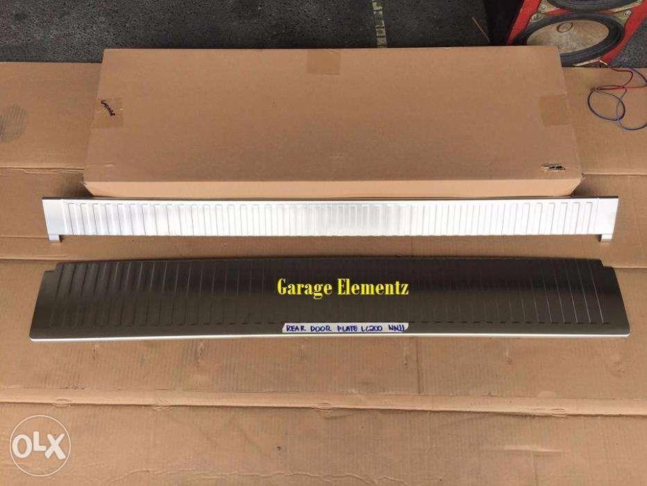 2008 to 2020 Toyota Land Cruiser 200 Rear Bumper Protector stainless ...