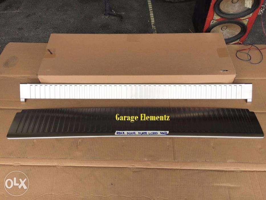 2008 to 2020 Toyota Land Cruiser 200 Rear Bumper Protector stainless ...