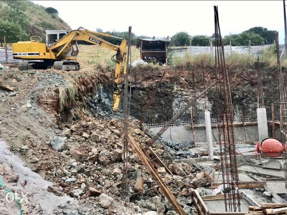 Backhoe Rental COMPLETE with Breaker Operator Spotter and Diesel ...