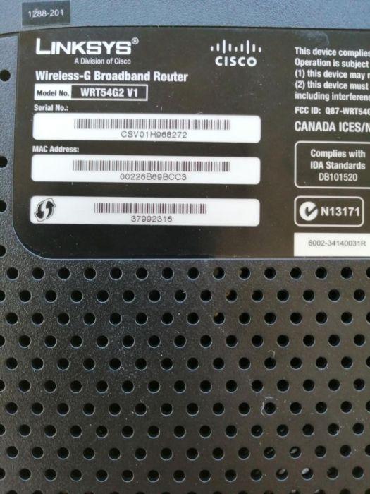 Linksys Wireless G Broadband Router(Model WRT54G2 V1), Computers & Tech ...