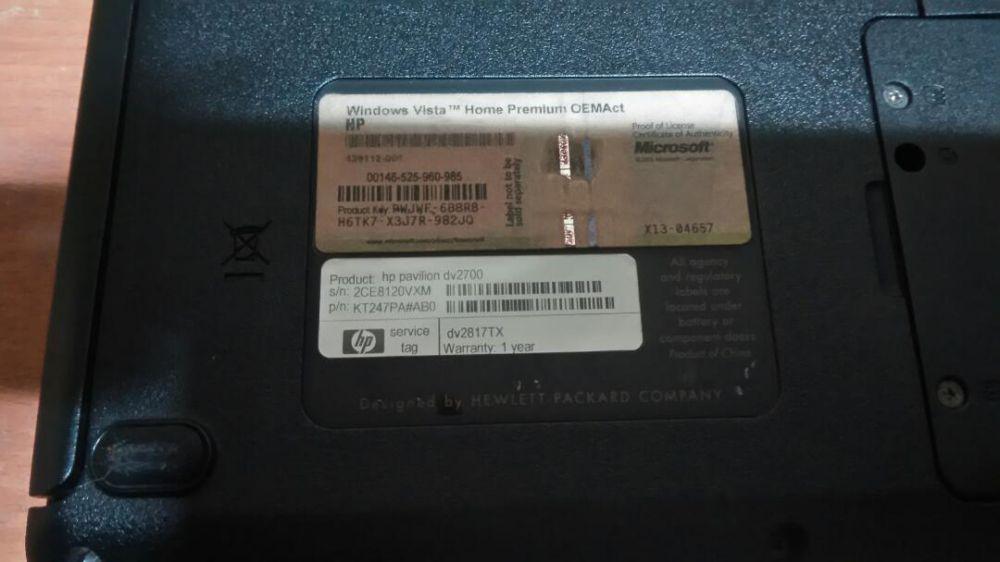 DEFECTIVE GPU HP pavlion dv2700 laptop, Computers & Tech, Laptops ...