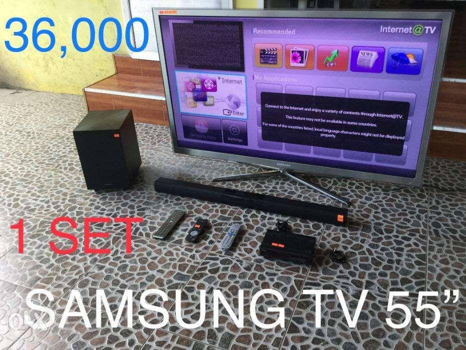 Samsung Smart 55 inches tv SET, TV & Home Appliances, TV ...