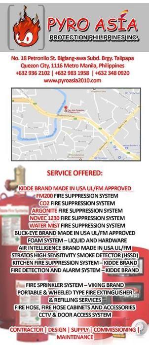 FM 200 Novec 1230 Argonite Fire Suppression System, Furniture & Home Living, Security & Locks ...