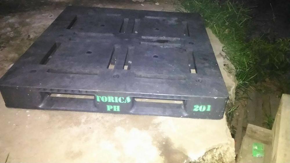 Plastic pallet 110cm x 110cm lubog tarima export 41in free delivery ...