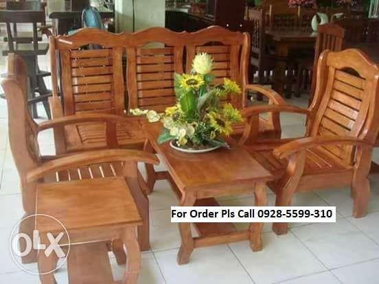 Sala Set wood, Furniture & Home Living, Furniture, Bed Frames ...