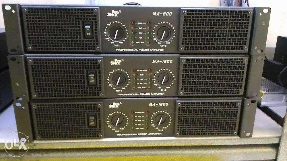 Pro Stax professional amplifier 1120W RMS per channel, Audio, Other ...