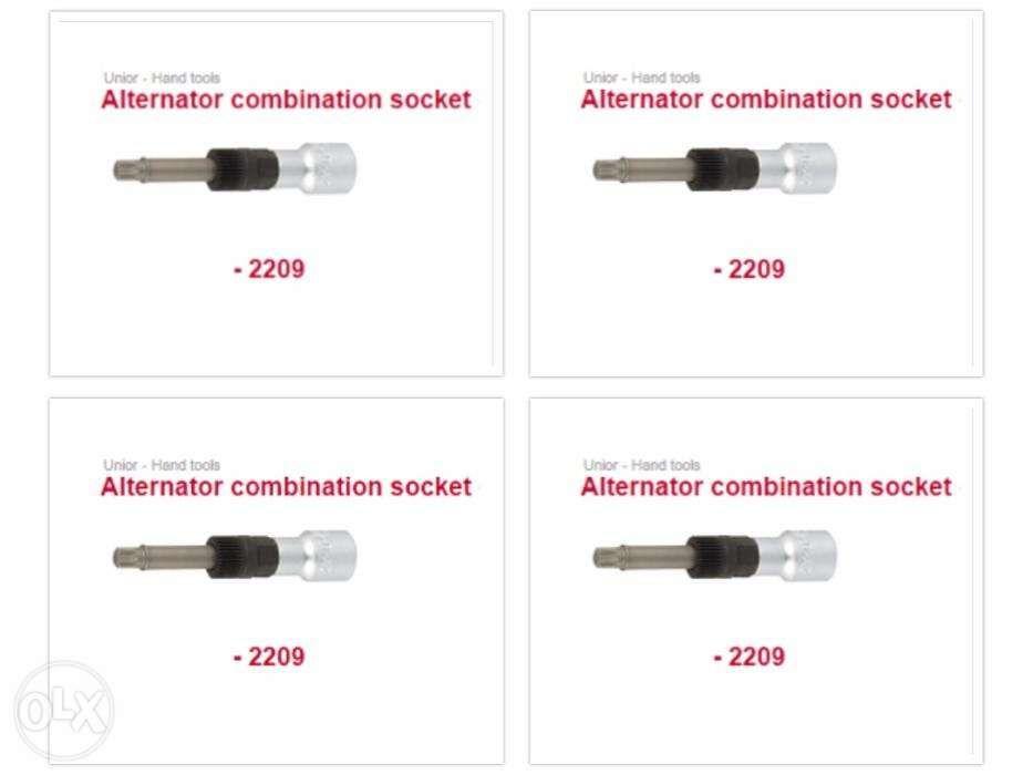 Unior Alternator Combination Socket, Furniture & Home Living, Home Improvement & Organization ...
