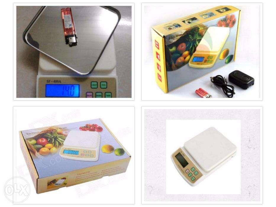Kitchen Scale with Adapter, Furniture & Home Living, Home Improvement ...