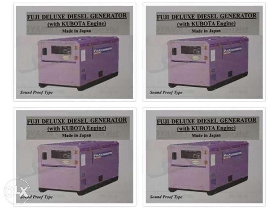 Fuji Deluxe Diesel Generator with Kubota Engine, Furniture & Home ...