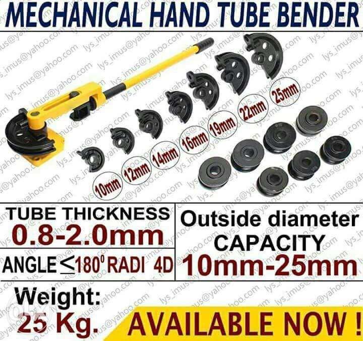 Mechanical tube bender, Furniture & Home Living, Cleaning & Homecare ...
