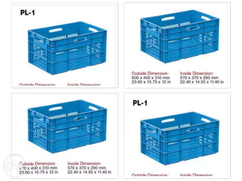 Bottom Solid Crates PL1, Furniture & Home Living, Home Improvement ...