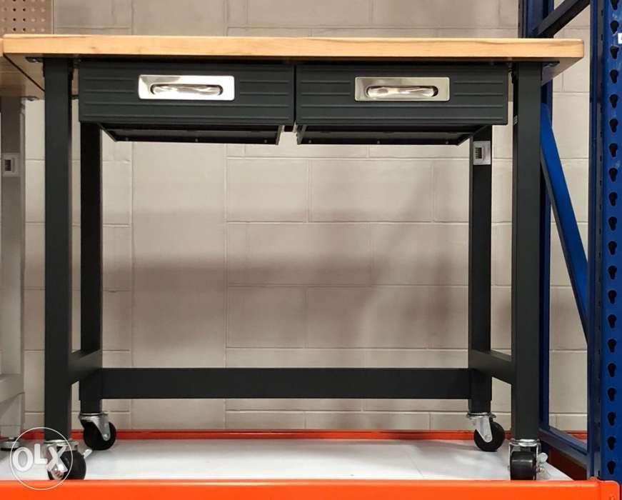 Sliding wheel Work table, Furniture & Home Living, Home Improvement ...